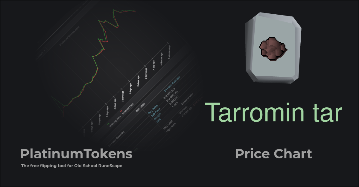 Tarromin tar - Platinum Tokens