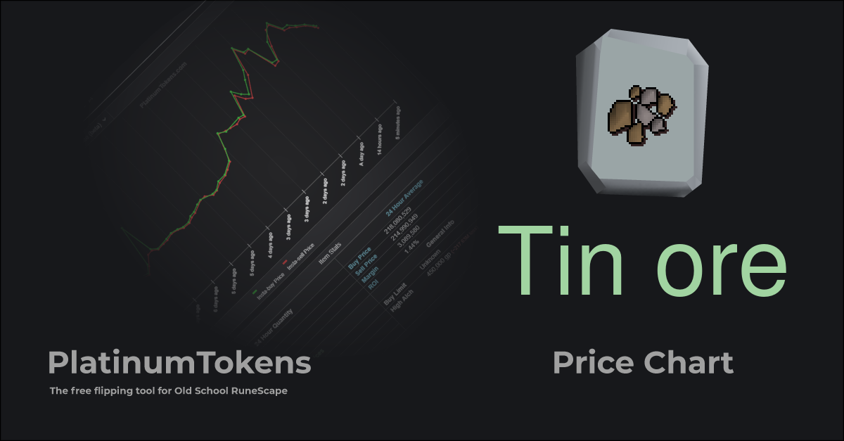 Tin ore - Platinum Tokens