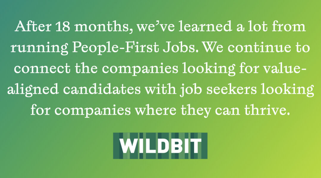 People-First Jobs: what we learned about the evolving landscape of ...