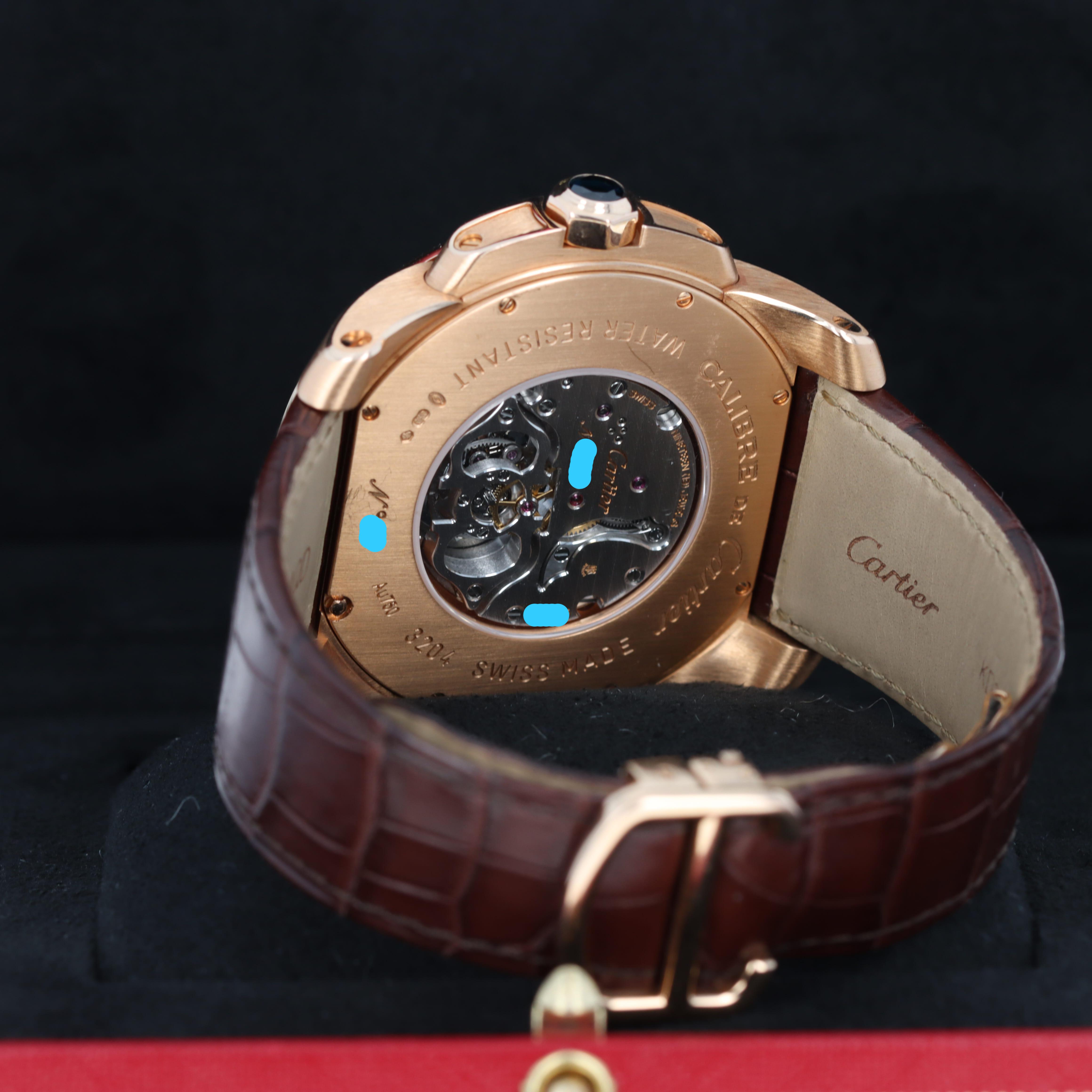 Cartier Calibre de Cartier Flying Tourbillon 45 Rose Gold Cartier Calibre de Cartier Flying Tourbillon 45 Rose Gold