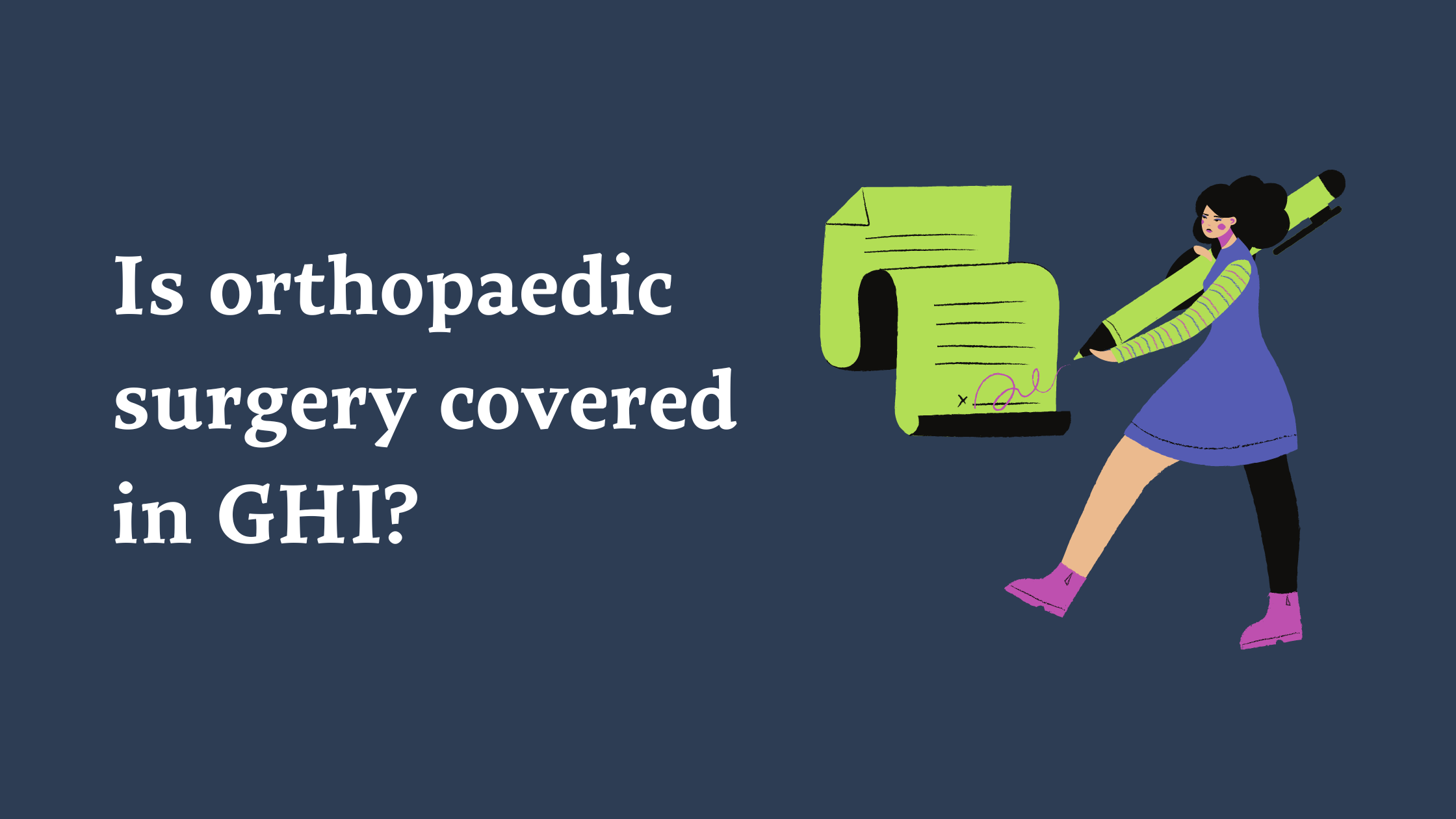 Orthopaedic Surgery Coverage in GHI Plan | Plum
