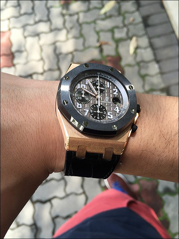 Audemars Piguet - My AP Rosegold "No-Longer-Rubberclad" CERAMIC ROO