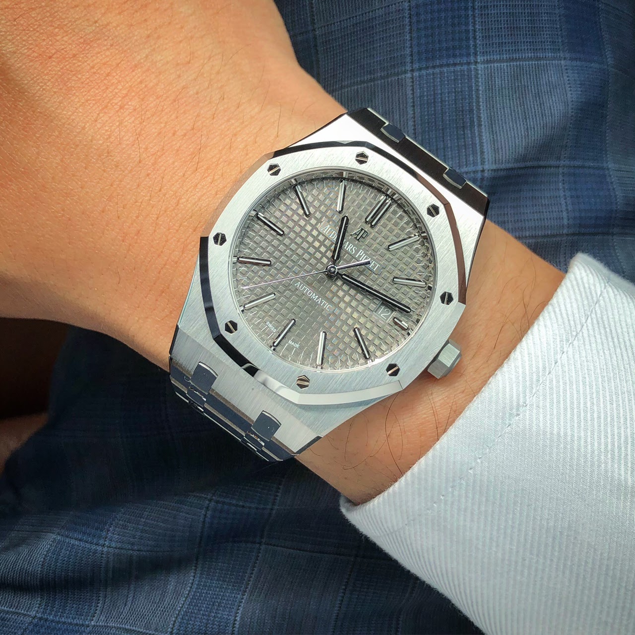 Audemars Piguet - Got my hands on this amazing looking Ruthenium Grey ...