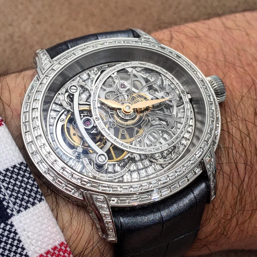 Audemars Piguet - A picture of the AP Millenary Tourbillon... fully set!
