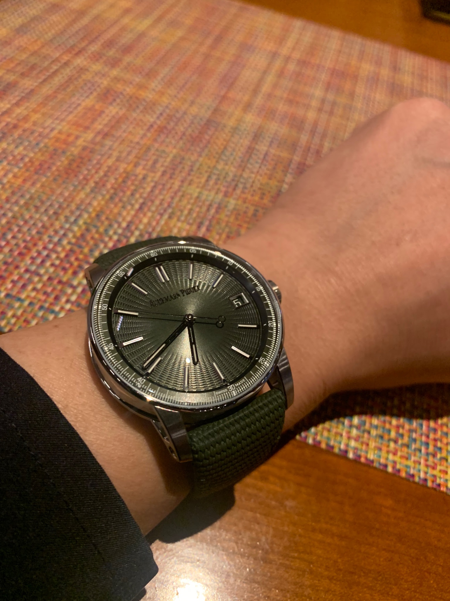 Audemars Piguet - Thanks to IFC AP boutique, I received the green steel ...