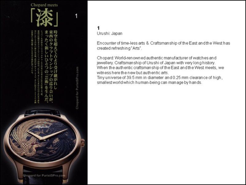 Chopard - Real Pictures of the revered L.U.C XP with Urushi Chopard - Real Pictures of the revered L.U.C XP with Urushi