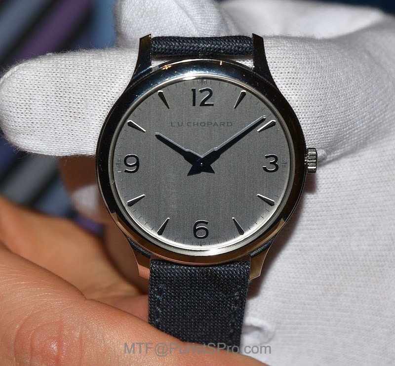 Basel/SIHH 2015 - Baselworld 2017: Chopard L.U.C XP Blue Cashmere Strap