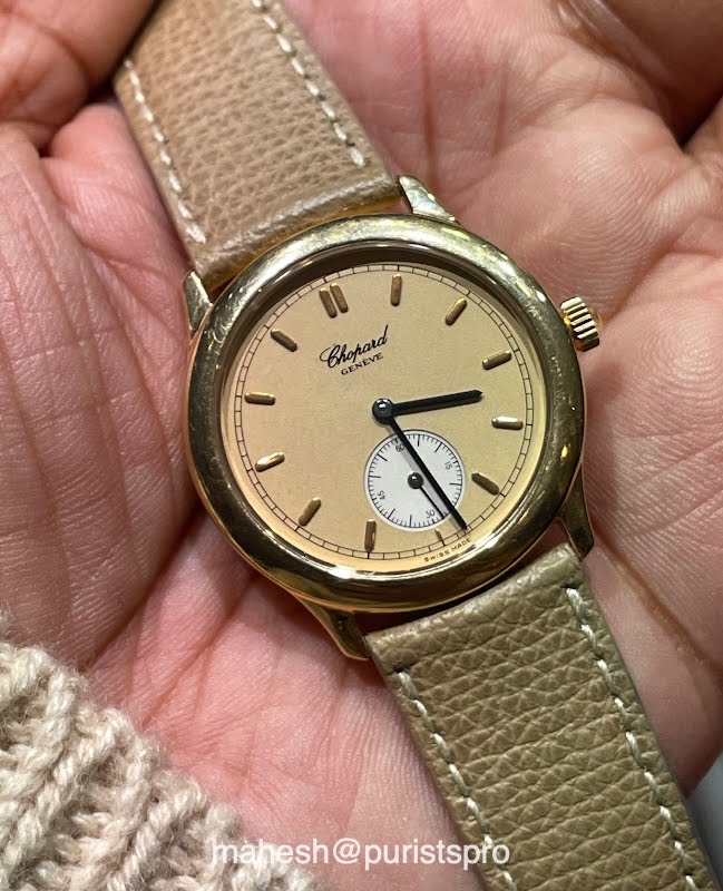 Chopard - this hobby has led us to check the wrist of every people we ...