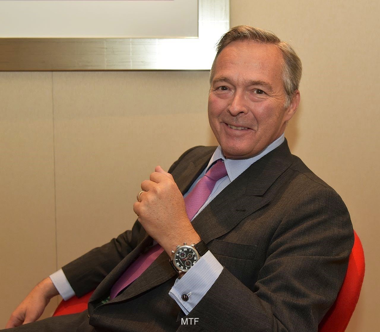Chopard - Mr Karl-Friedrich Scheufele with one of his favourite watches