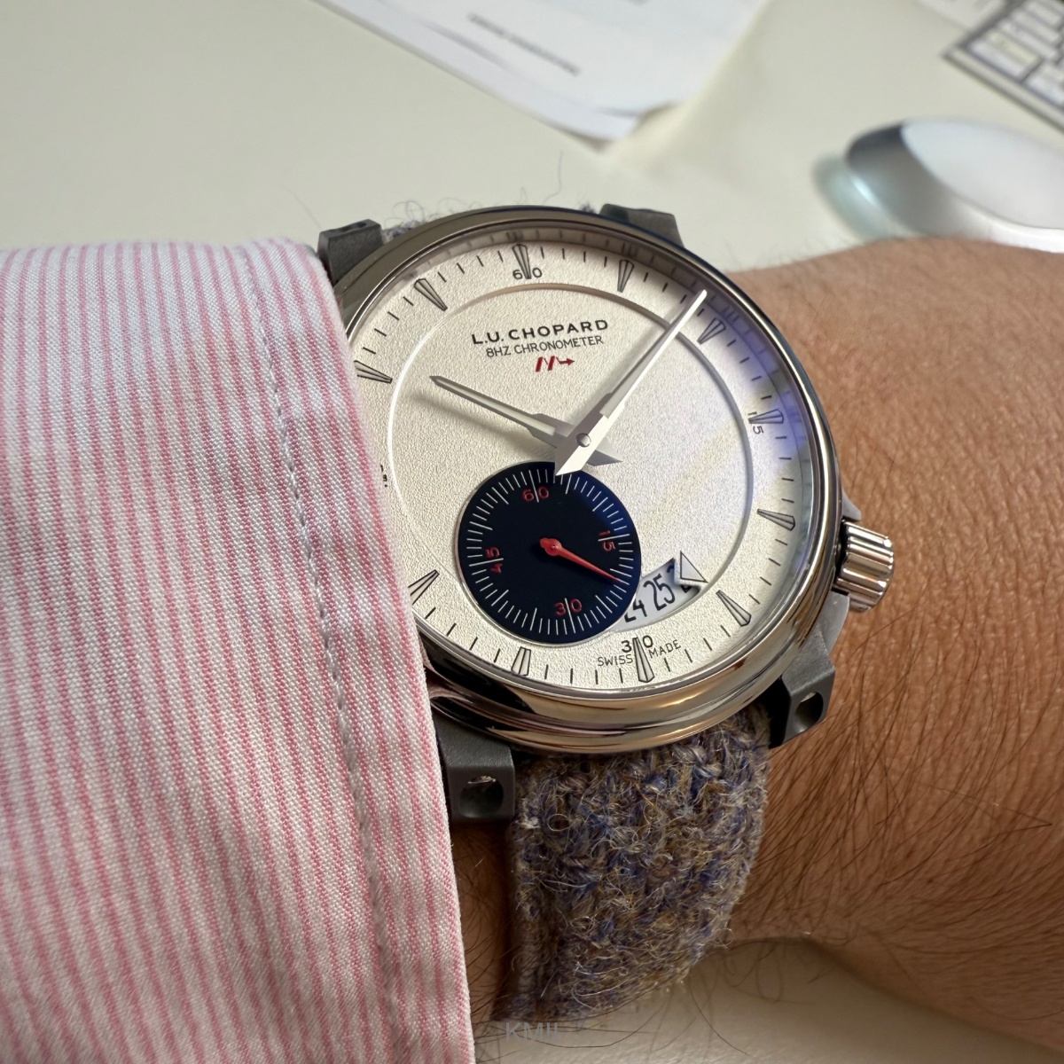Chopard - Tweed for the office - with the Chopard LUC 8HF 🏍️🐏