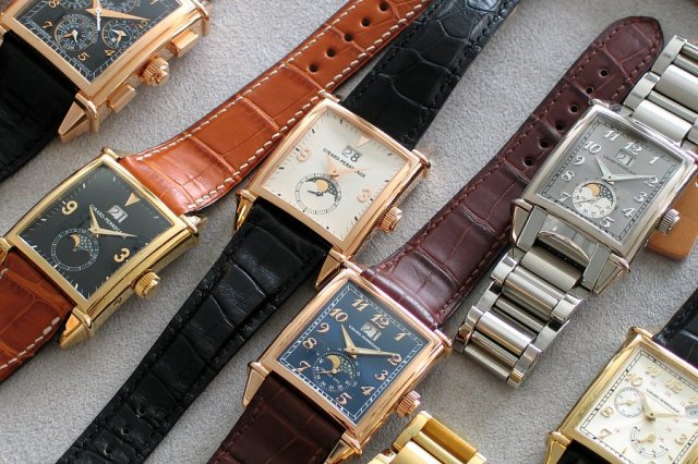 Girard Perregaux - A table of vintage models...