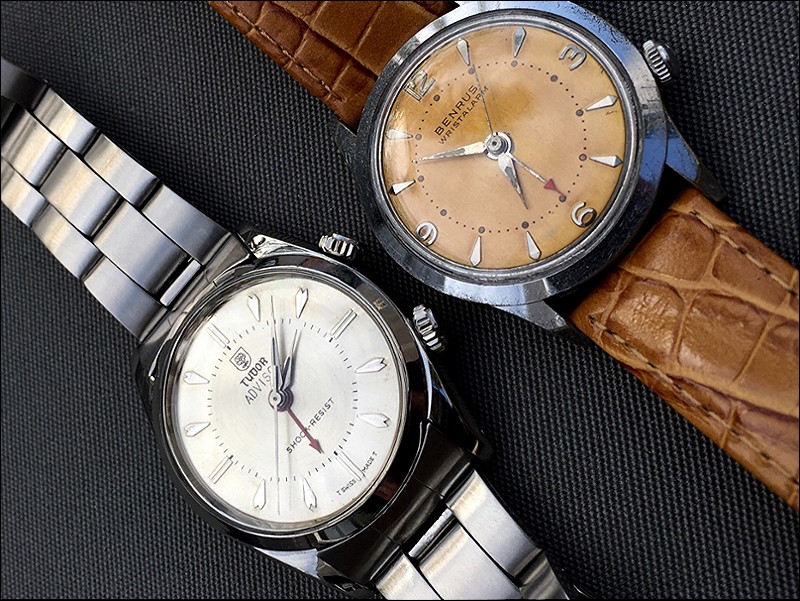 Rolex - Interesting heritage. Rolex Tudor advisor and Benrus wristalarm.
