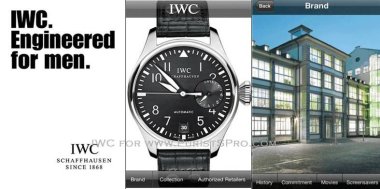 - IWC Launches IWC I-Phone App