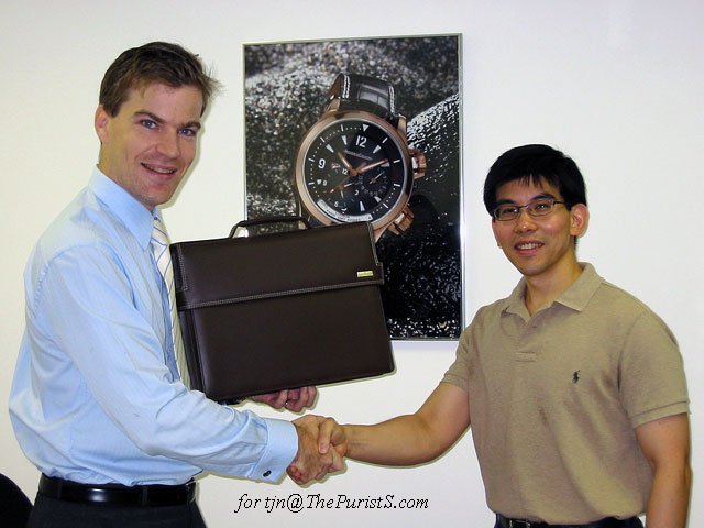JLC - Congrats to Ong Yu-Phing for winning the JLC briefcase.