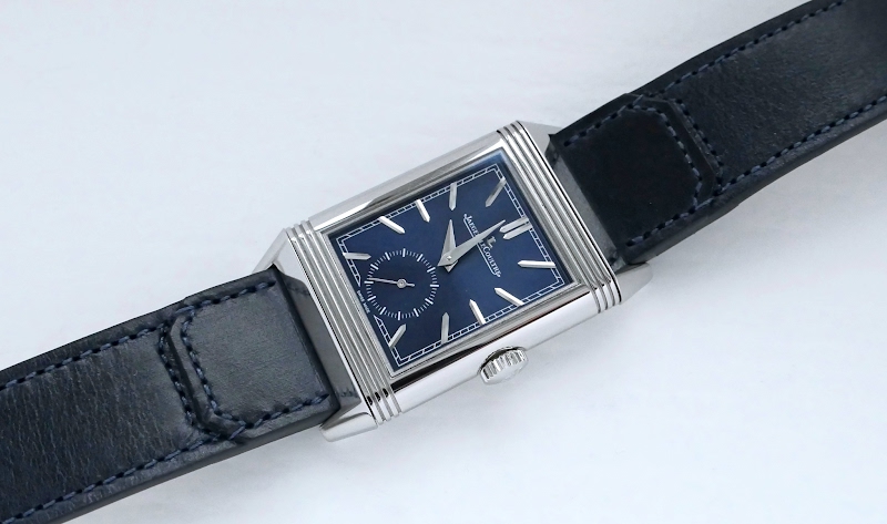 JLC - Jaeger Lecoultre Reverso Tribute Small Seconds Blue.