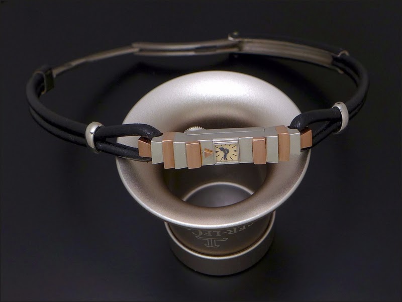 JLC - Jaeger Lecoultre Cal 101 Watch, platinum and rose gold case ...