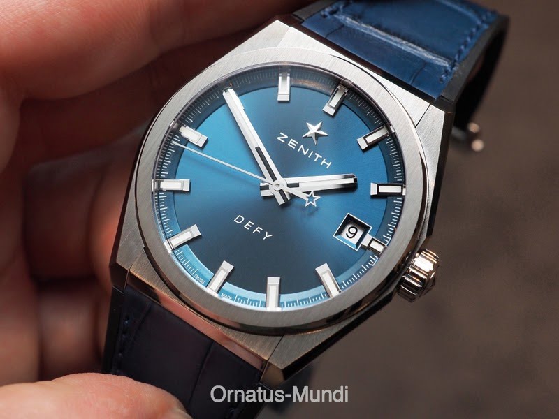 Zenith - BaselWorld 2018: Hands-On with the Blue-Dialed Zenith Defy ...