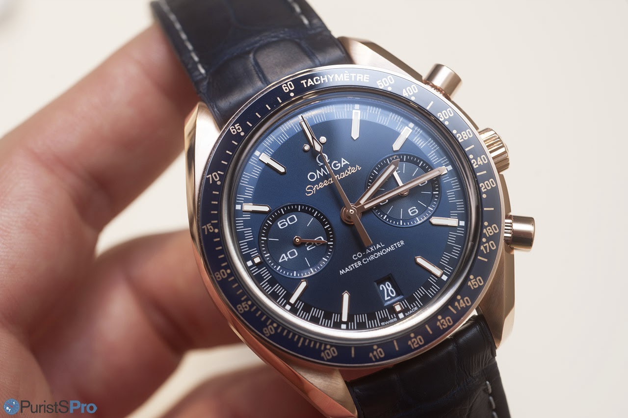 Omega - Sedna™-Gold with a blue dial