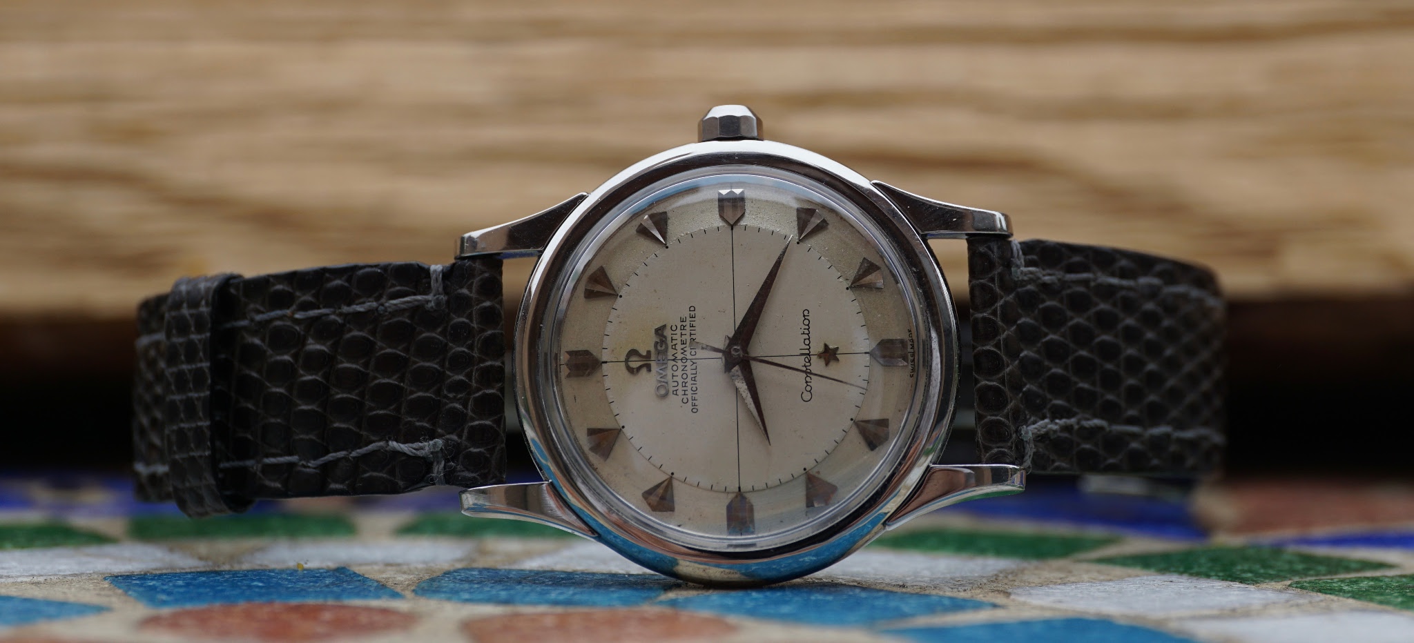Omega - Remarkable that the dial is domed