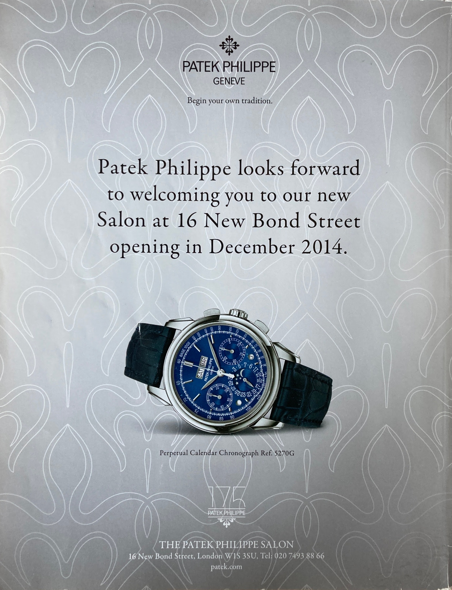 Patek Philippe - Chronicling magazine advertisements from 2011 to 2019...