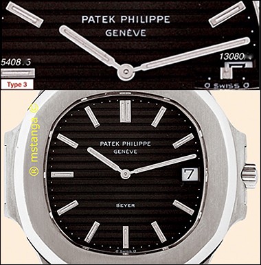 Patek Philippe - Nautilus ref. 3700 - How to n.10 - Dial types - definitive