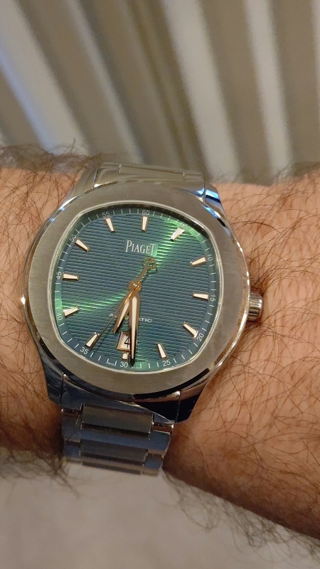 Piaget - Green Polo S made it home on my wrist!