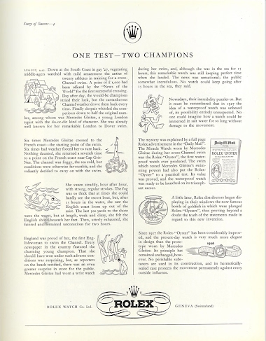 Rolex - Rolex 1947 Story of Success Advertising Campaign