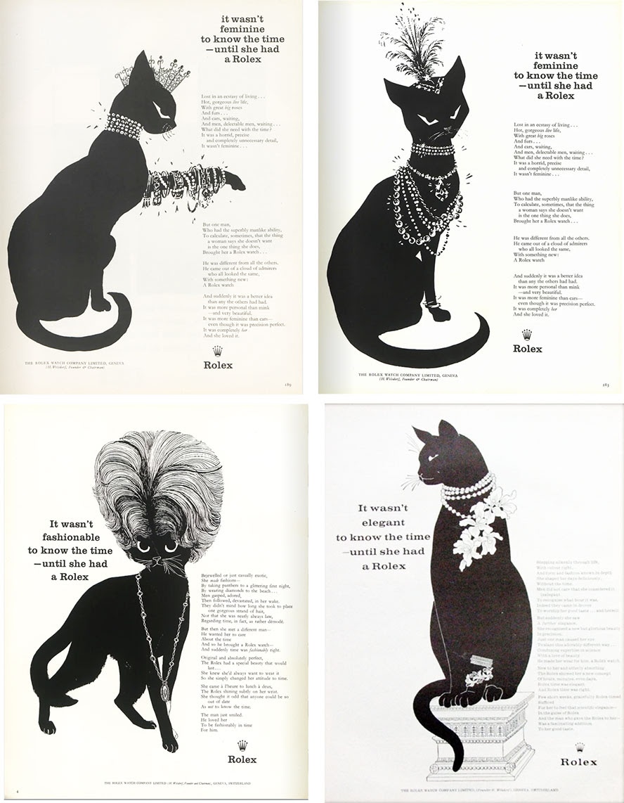 Rolex - The eight Rolex cat advertisements (English versions)...