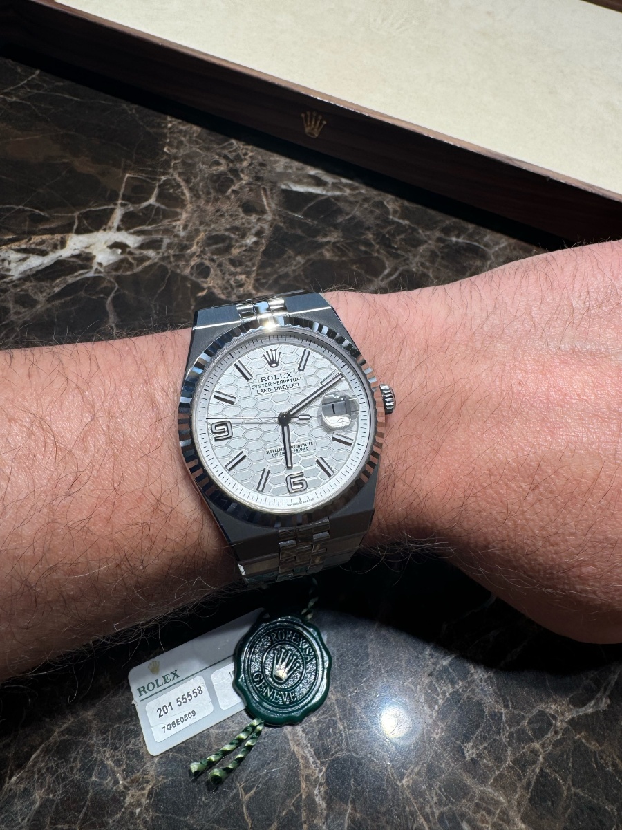 Rolex - I finally had a chance to try on the land dweller in Monaco…
