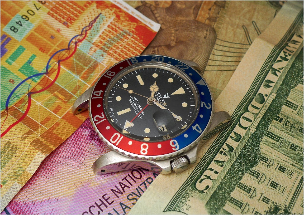 Rolex - A shot of my Rolex GMT MASTER 1675 Matte Mini Dial.