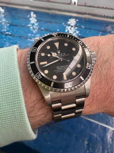 Rolex - As close to water as this one gets…