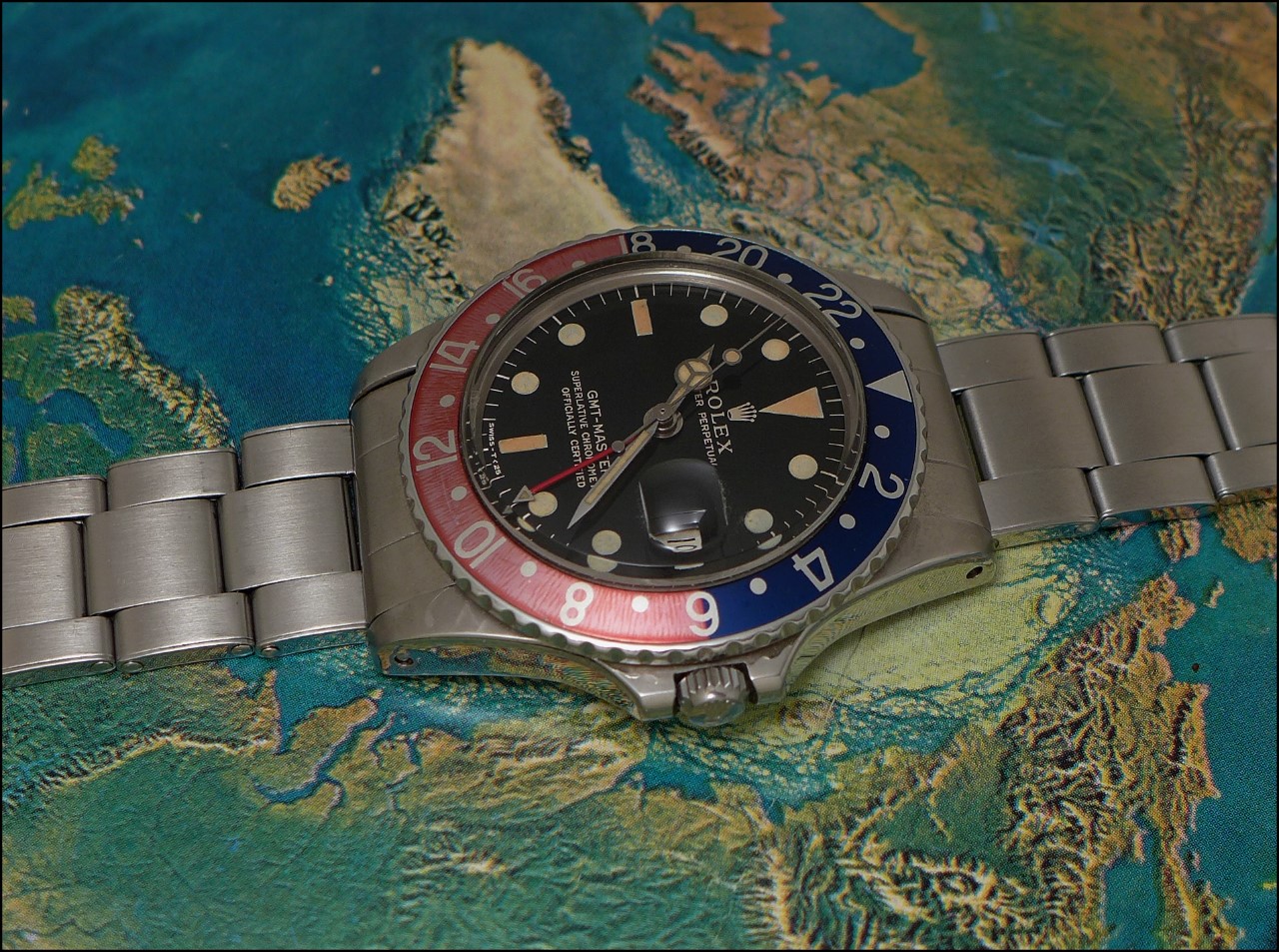 Rolex - Rolex 1675 Gilt from Argentina, on Maps.