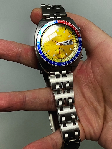 Seiko - JDM Speedtimer bracelet on Pogue