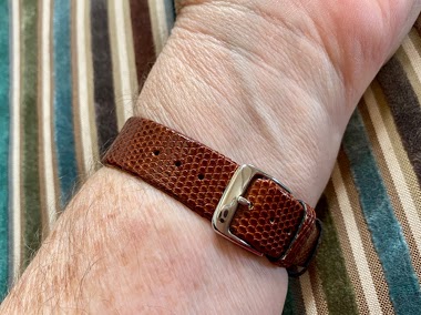 Seiko - Monday morning, feet up, reading WPS