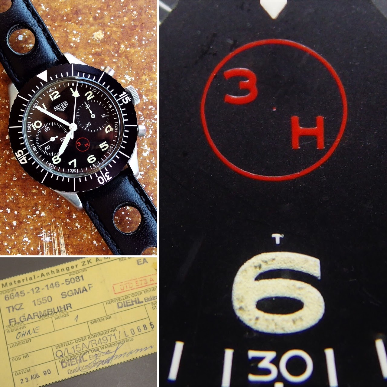 TAG Heuer - Heuer 1550 „3H“ Bundeswehr