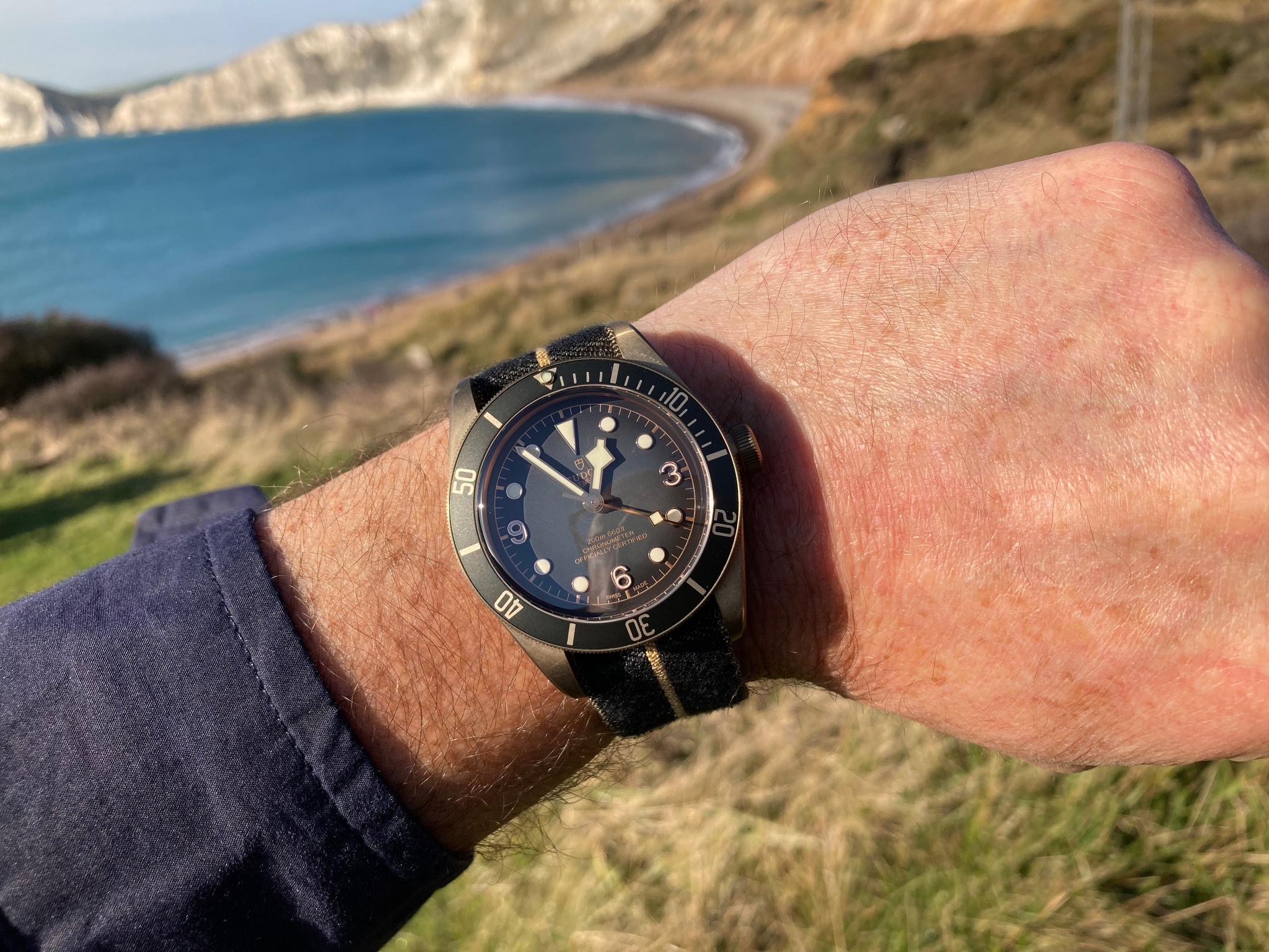 TimeOut - Enjoying the mild weather.