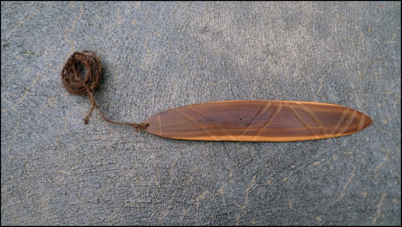 TimeOut - Australian Aboriginal artifacts 3 – Secret-sacred (Bullroarer)