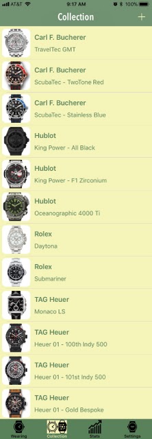 WatchTech - Got my collection added + one suggestion?