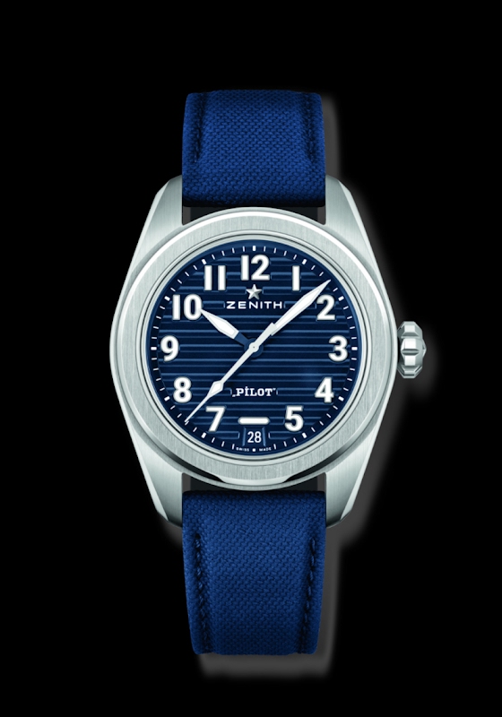 Zenith - Zenith releases a blue version of the 2023 Pilot collection ...