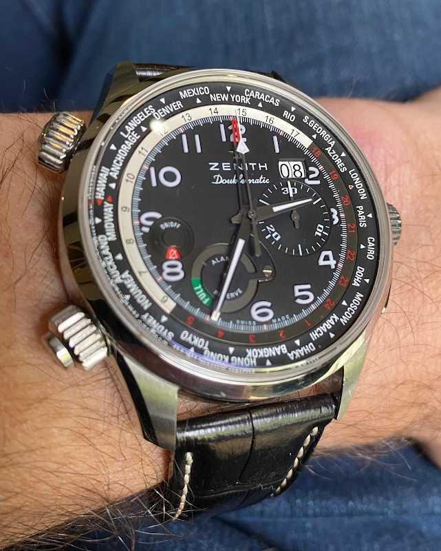 Zenith - The missus is traveling.