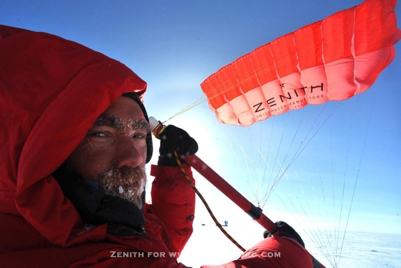 Zenith - Zenith ambassador Johan Ernst Nilson crosses the globe from the North Pole to the South ...