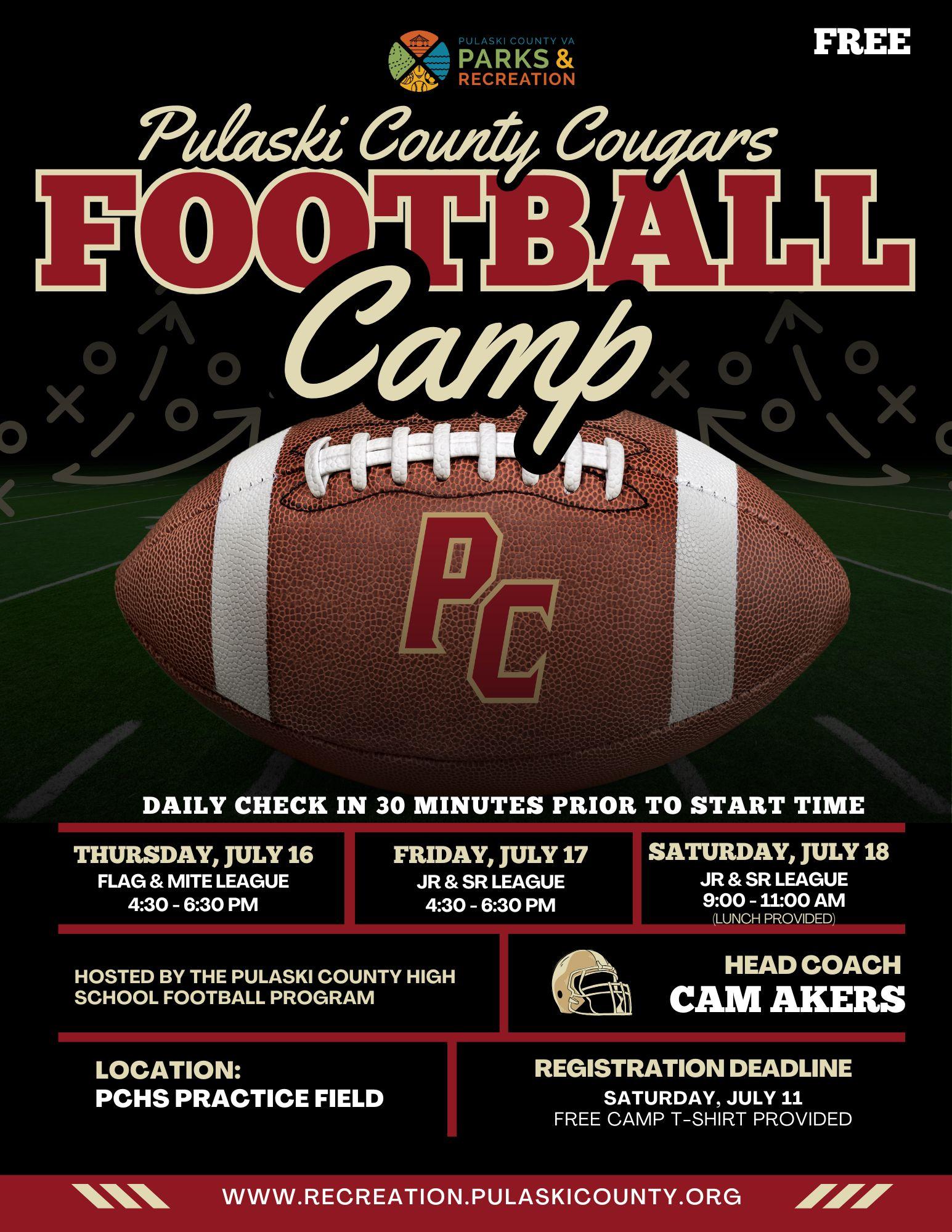 PC Cougar Football Camp