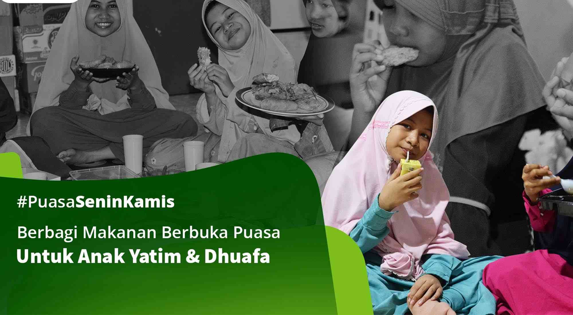 Sedekah Berbuka Puasa Senin Kamis Untuk Yatim dan Dhuafa