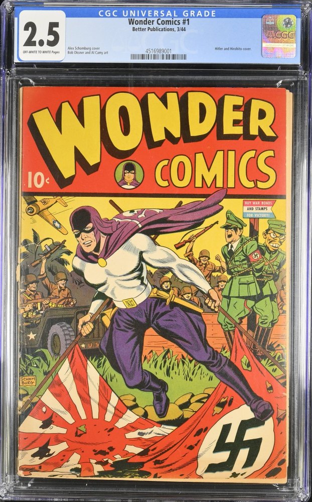 Wonder Comics (1944) #1 CGC GD+ 2.5 Off White to White | Buy Comics