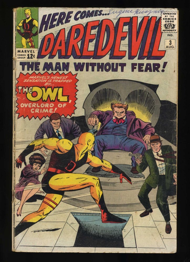Daredevil #3 GD/VG 3.0 1st Appearance and Origin of the Owl! | Buy Comics