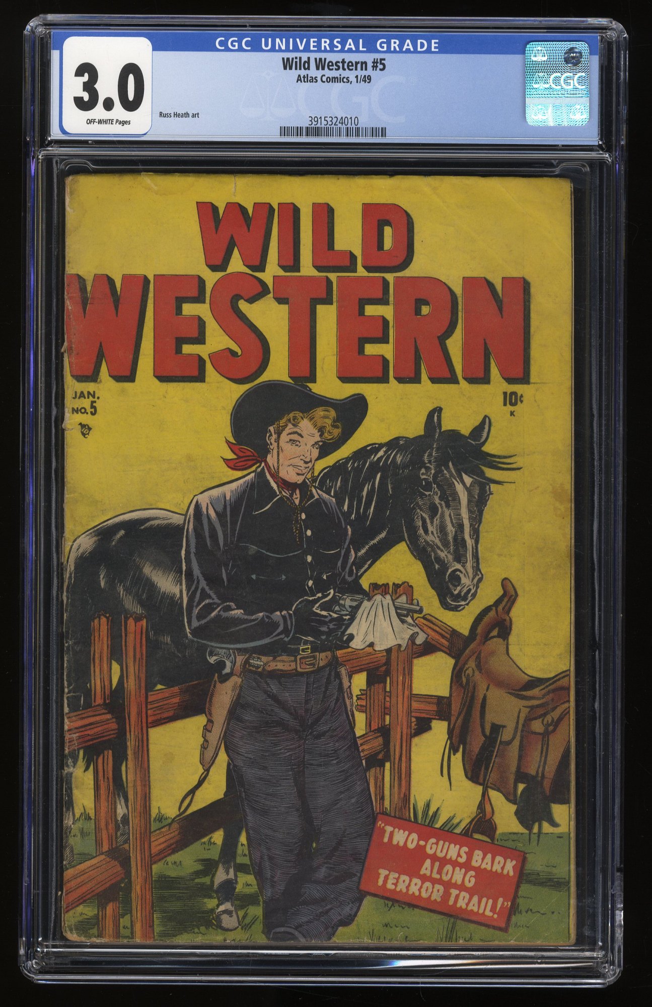 Wild Western #5 CGC GD/VG 3.0 Off White Two Gun Kid Appearance! | Buy ...