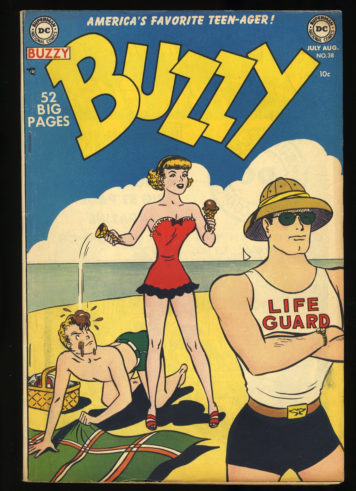 Buzzy #38 VG/FN 5.0 Beach/Bathing Suit Cover! | Buy Comics