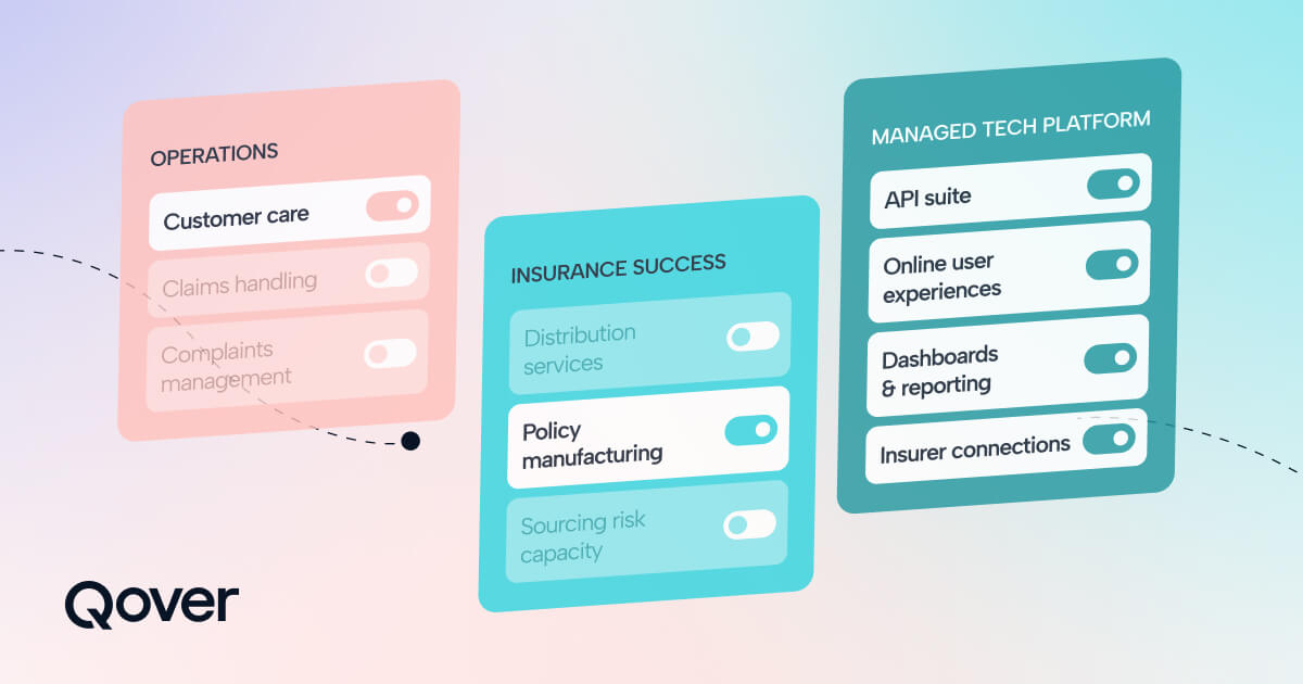 Modular insurance platform for embedded programs | Qover