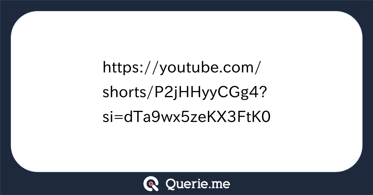 https://youtube.com/shorts/P2jHHyyCGg4?si=dTa9wx5zeKX3FtK0|新たな発想を生み出す質問箱 Querie.me