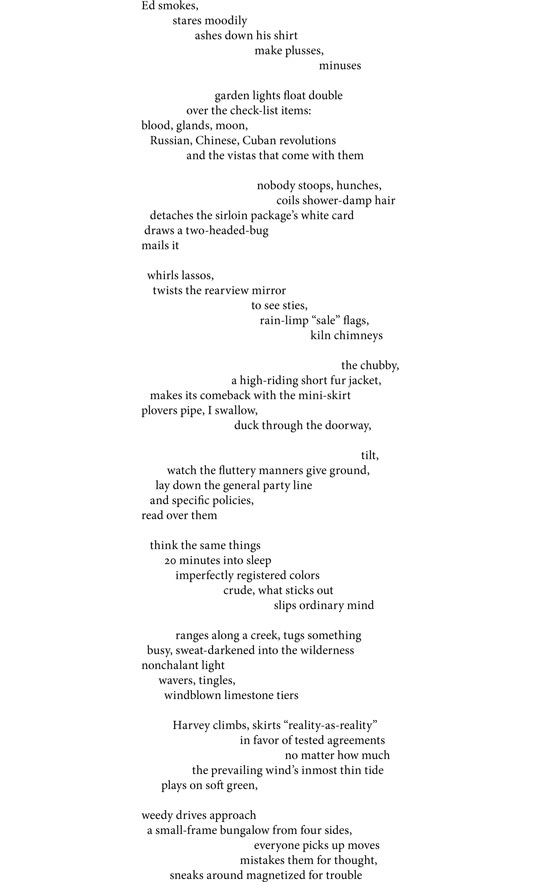 Ed Smokes, Stares Moodily – The Brooklyn Rail